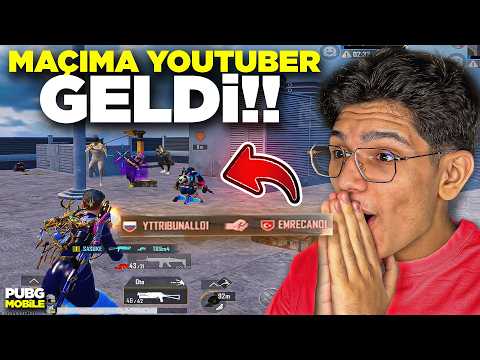 MAÇIMA YOUTUBER GELDİ! YUMRUK ATTI İNTİKAM ALDIK - PUBG MOBİLE