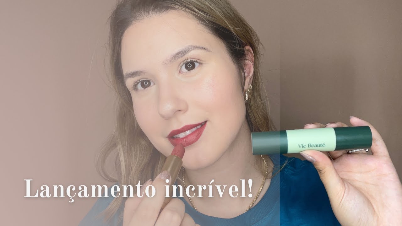 TESTANDO: Duo Stick No Filter e Batom Sensa - Vic Beauté - YouTube