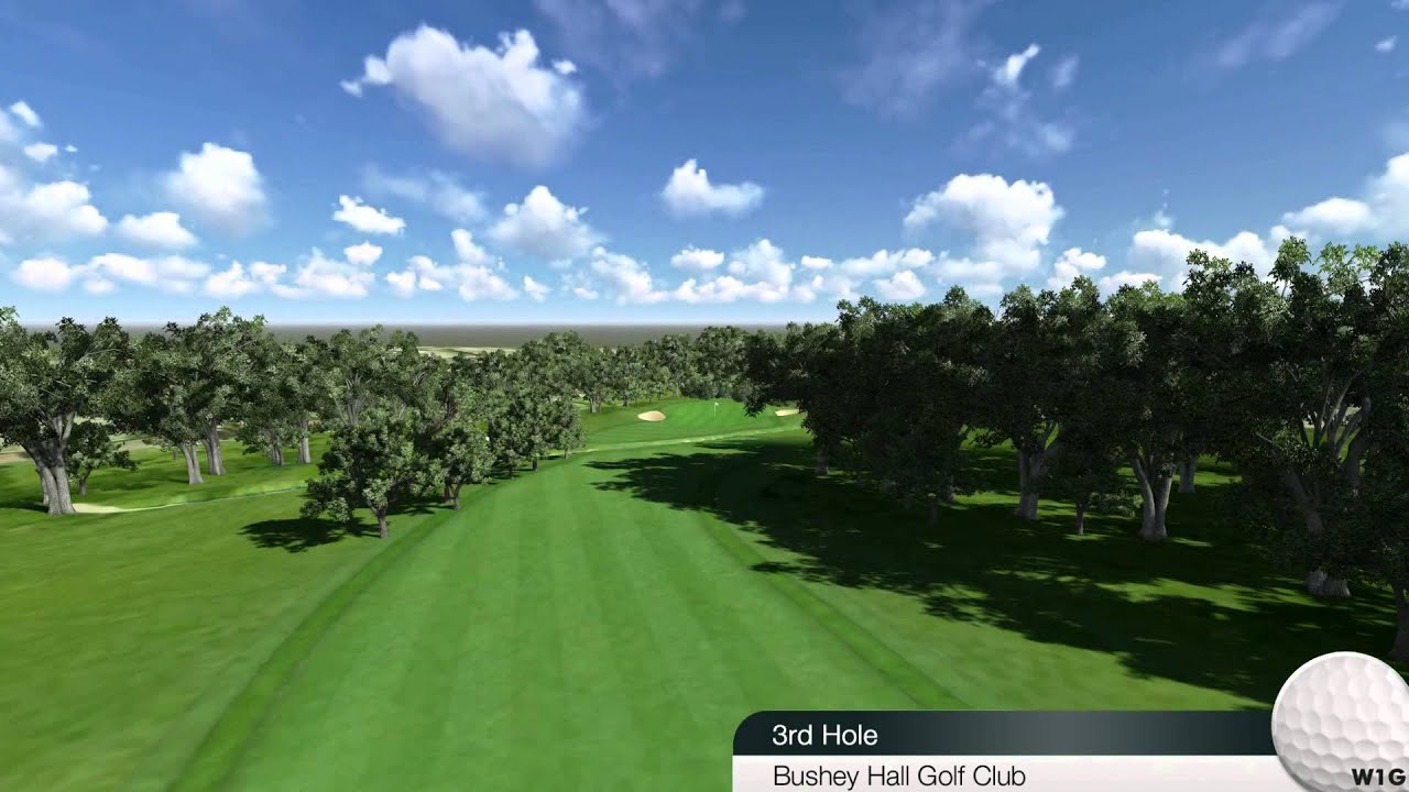Bushey Hall Golf Club - Hole 3 - YouTube