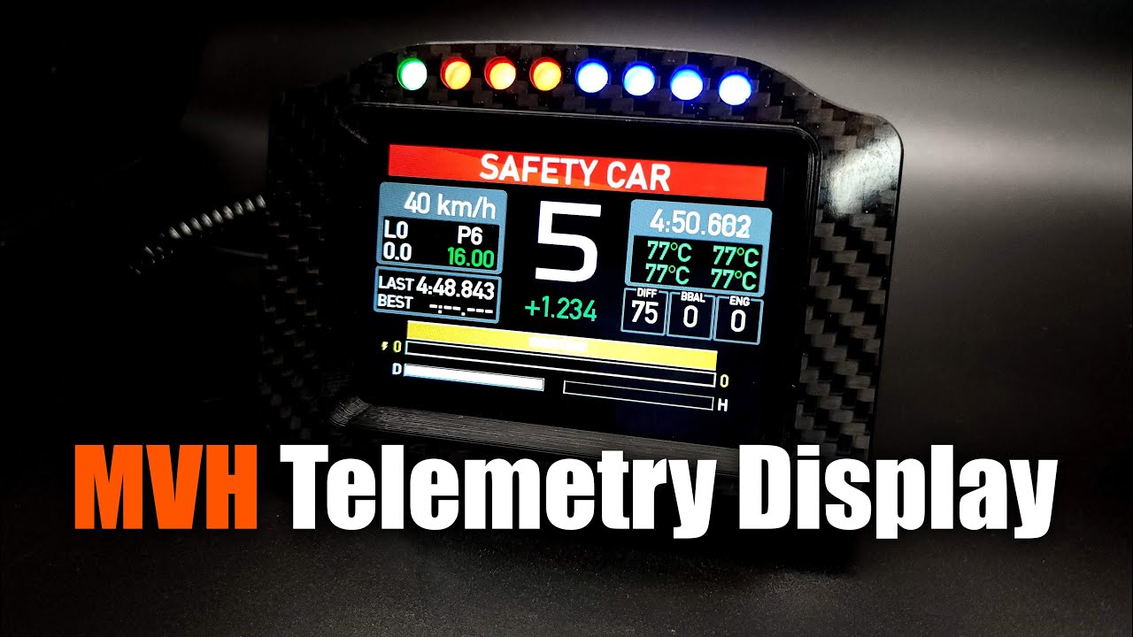 MVH Telemetry Display - YouTube