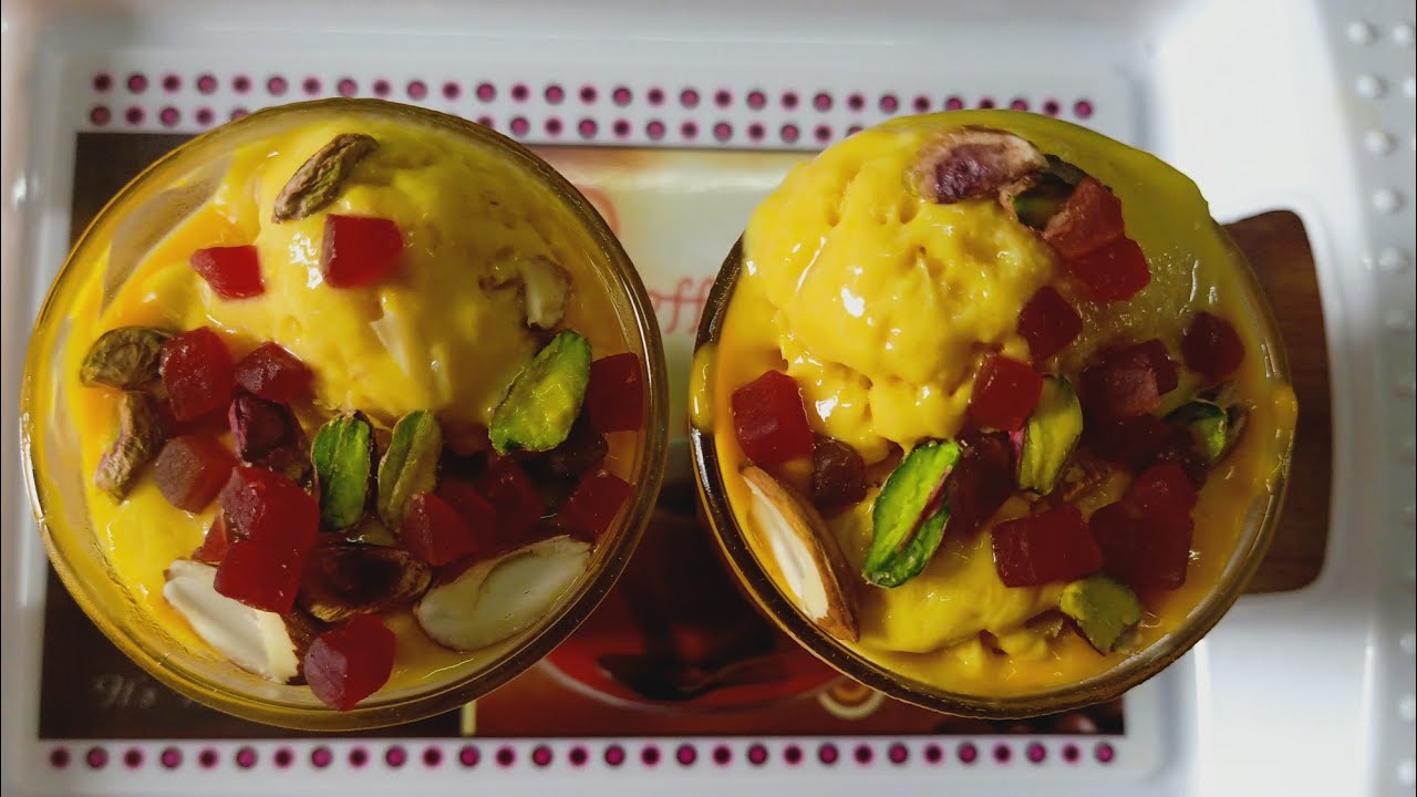 Pune Famous Mango Mastani..|| Home made Mango Mastani.. - YouTube