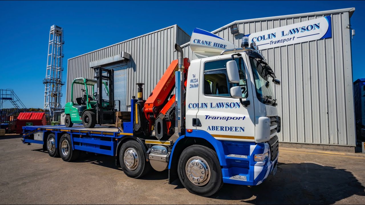 Colin Lawson | Hiab and Fork Lift Hire - YouTube