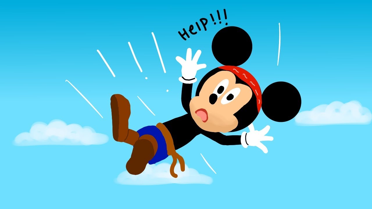 Mickey Mouse Clubhouse Pirates Slipped Falling Moment | Disney Doodles ...