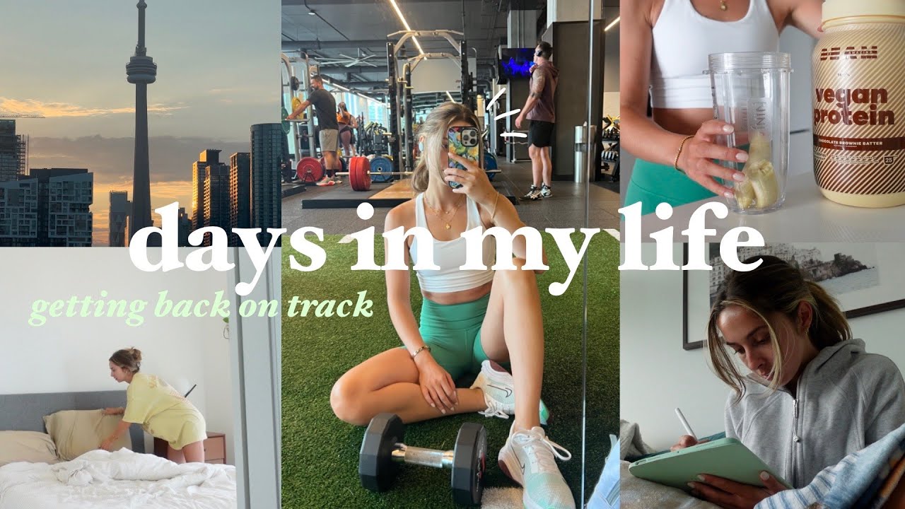 VLOG | Getting back into My Routine | Workout, Planning, Cleaning - YouTube