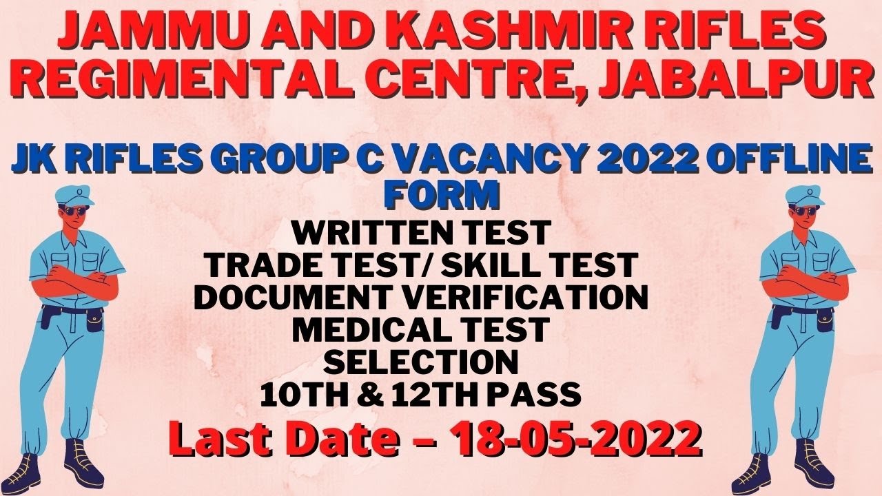 Army JK Rifles Regimental Centre Offline Form 2022 - YouTube