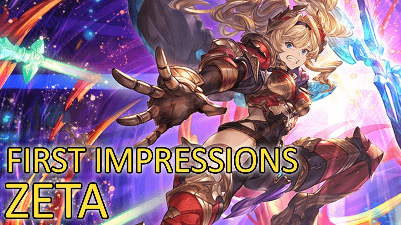 【Granblue Fantasy】First Impressions on Zeta (Water Ver.) - YouTube