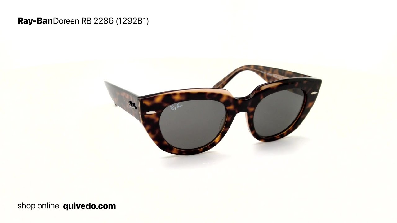 Ray-Ban Doreen RB 2286 (1292B1) - YouTube