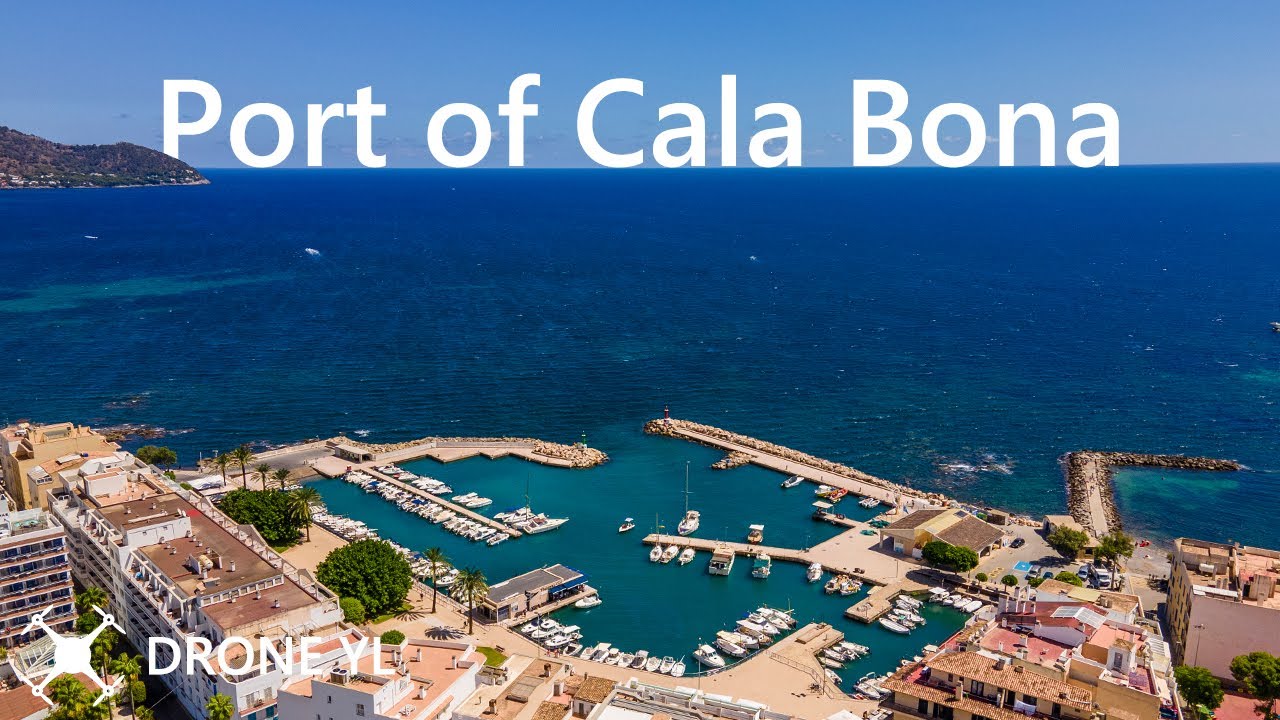 Port of Cala Bona from Drone // Mallorca in 4K - YouTube
