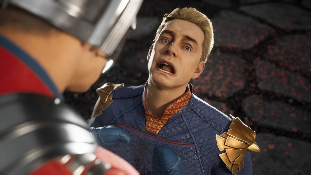 MORTAL KOMBAT 1 Peacemaker Fatalities Homelander - YouTube