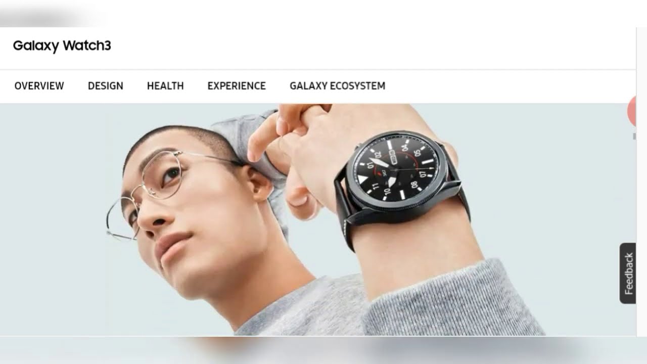 Samsung Galaxy Watch 3 With SpO2 Sensor, IP68 Water Resistance - YouTube