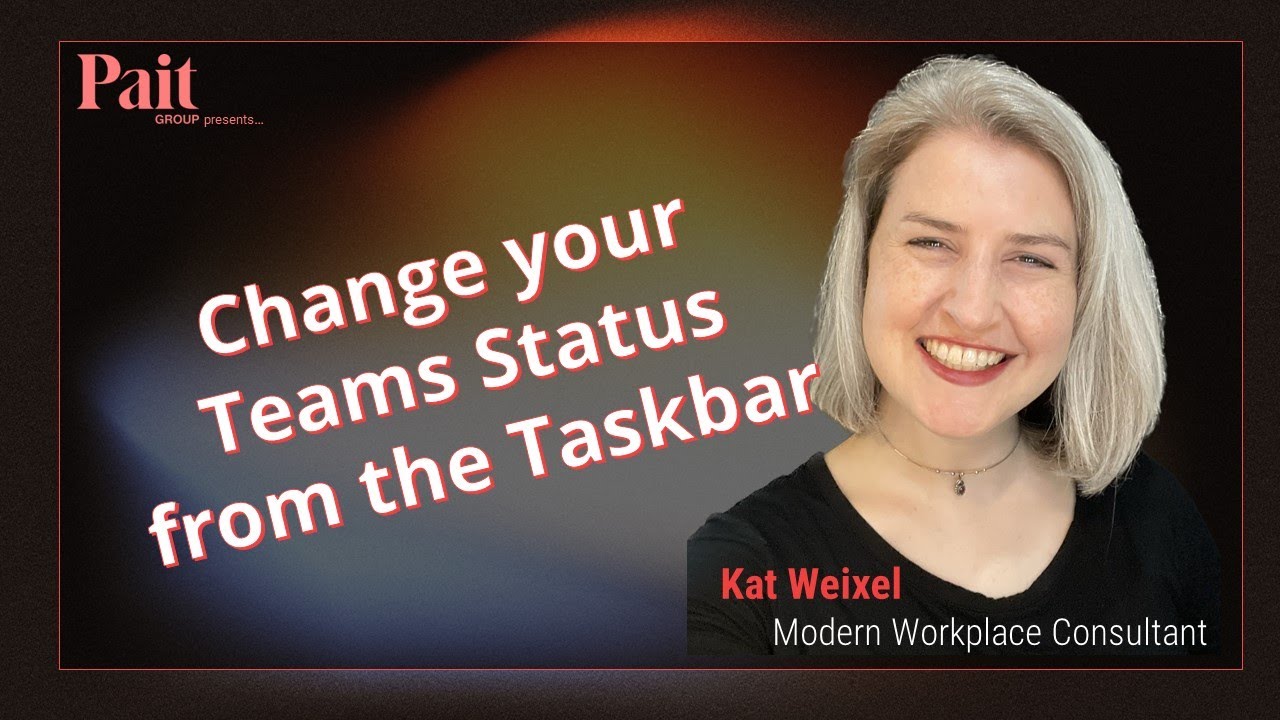 Microsoft Teams Tip: Change Status from Taskbar - YouTube