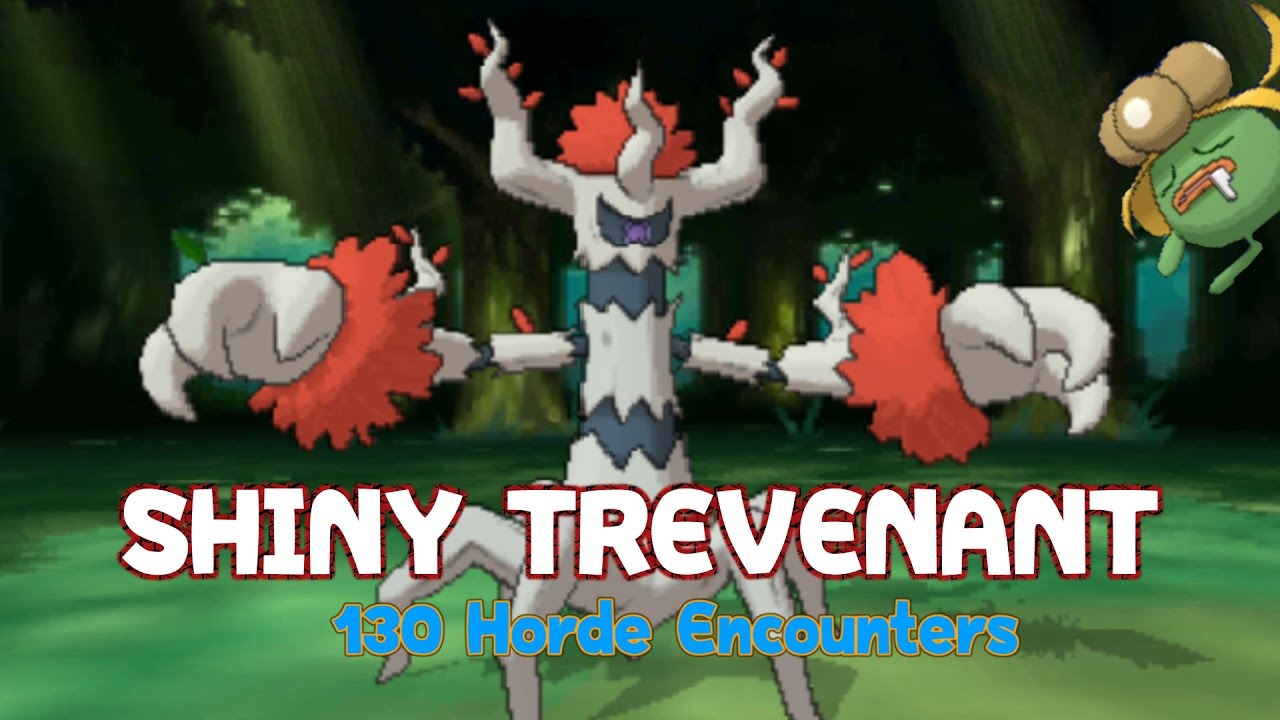 Shiny Trevenant Horde