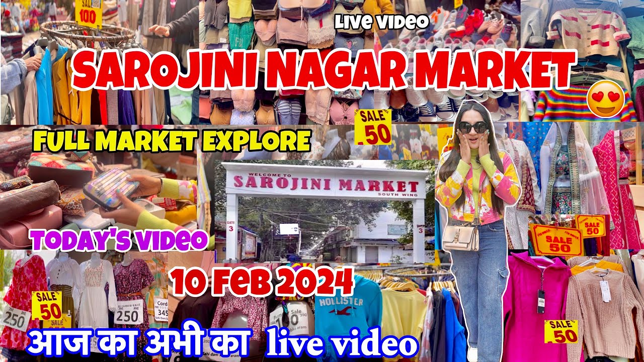 Sarojini Nagar Market Delhi | 😍Today’s Collection in Sarojini market ...