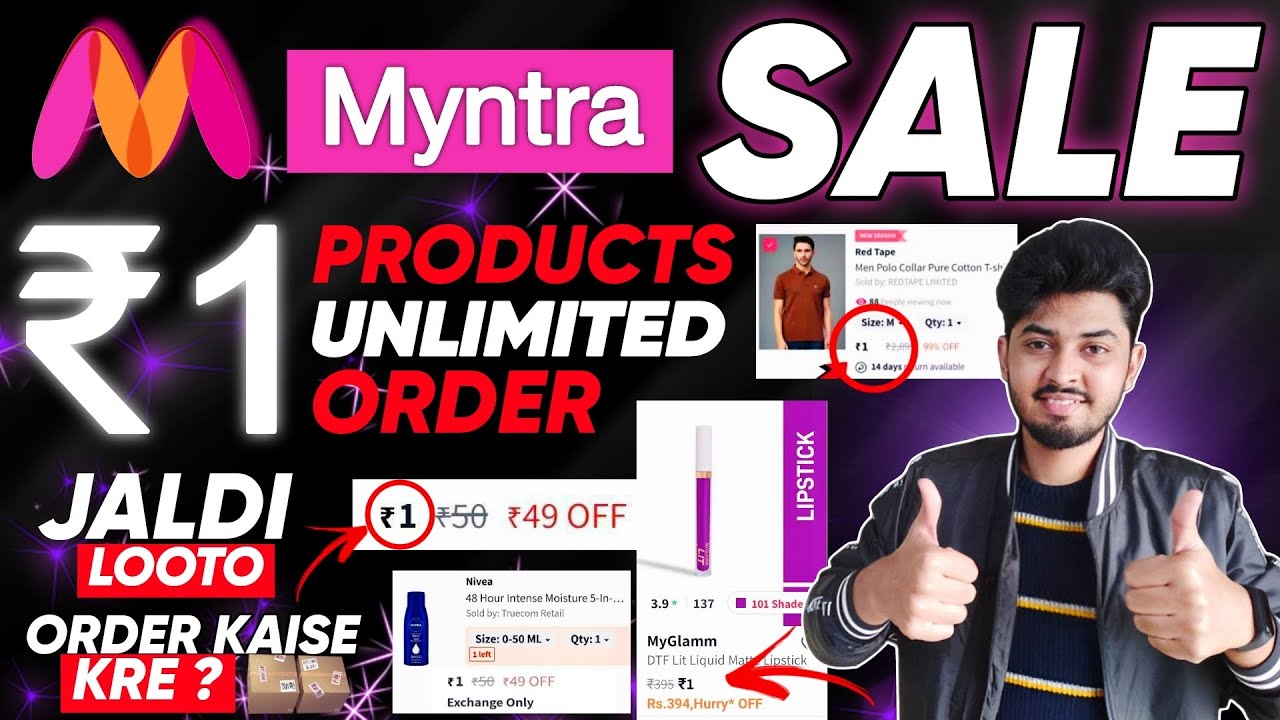 Myntra Rs 1 Sale 2024 | ₹1 Rupees Product Order Kaise Kare | Myntra ₹1 ...