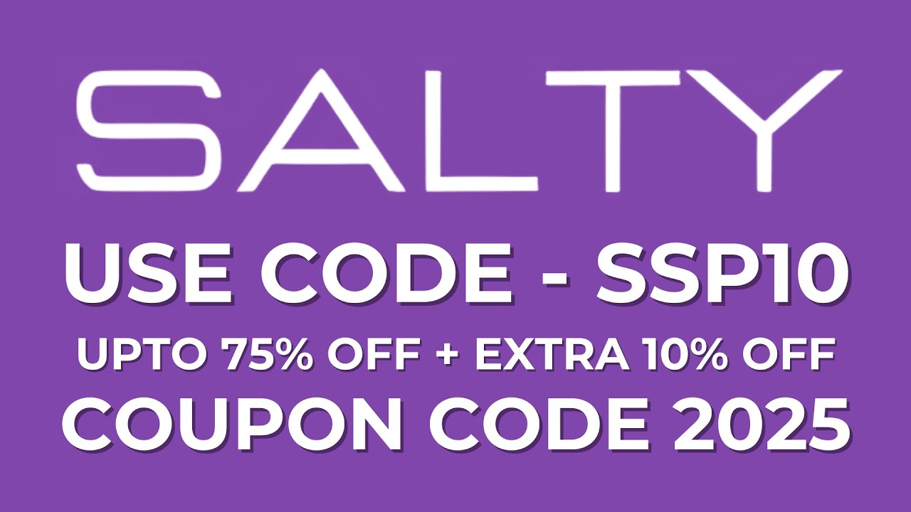 Salty Coupon Code💥Salty Promo Code💥Salty Discount Code💥Salty Jewellery ...