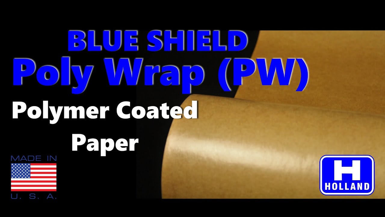 Polycoated Kraft Paper - Blue Shield Poly Wrap (PW) - YouTube