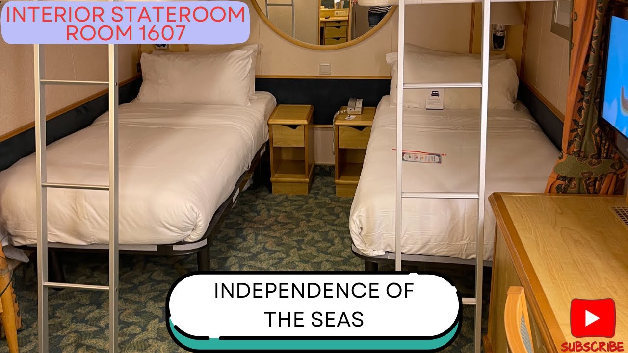 Independence Of the Seas | Room 1607 Tour| Category 1V - Interior ...