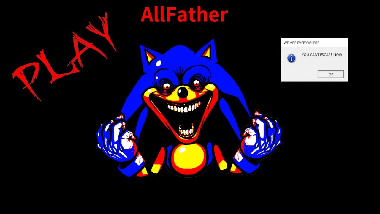 프라이데이 나이트 펑킨 (FNF) VS AllFather OneShot | 공포모드 / SONIC.EXE (소닉.EXE ...