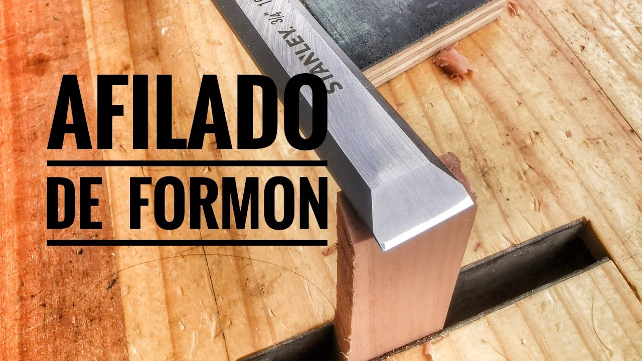 Afilado de Formon / micro bisel a 30 grados - YouTube