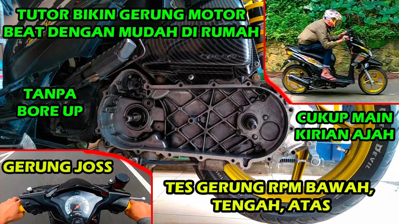 Cara Mudah Bikin Motor Beat Gerung+Bertenaga, Enak, Nyaman, Aman Modal ...