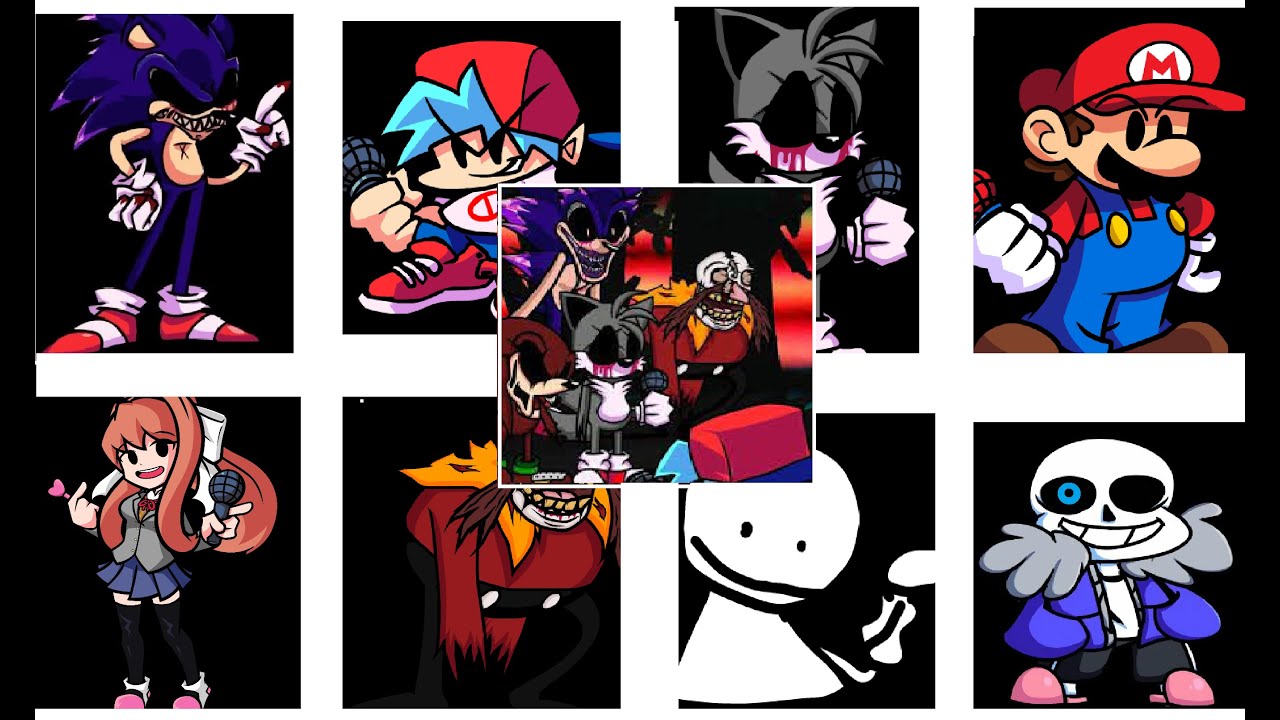 Triple Trouble but Every Turn a Different Character Sings (FNF Triple ...