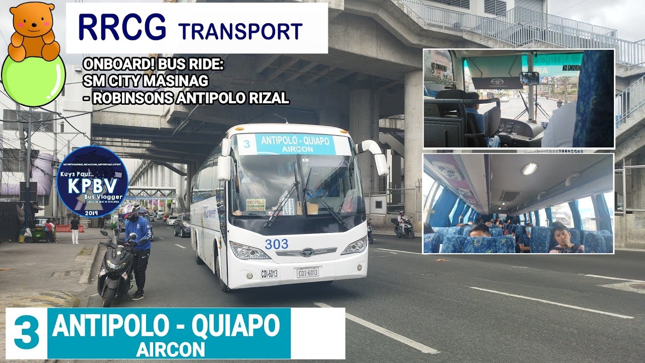 ONBOARD!! Bus Ride RRCG Transport 303 (Guilin Daewoo GDW6119H2) || SM ...