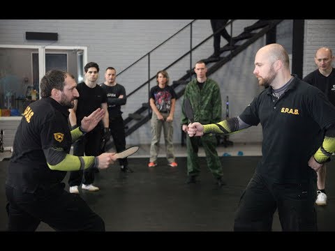 Ножевой бой России часть 1 - база для новичков. Knife fighting S.P.A.S.
