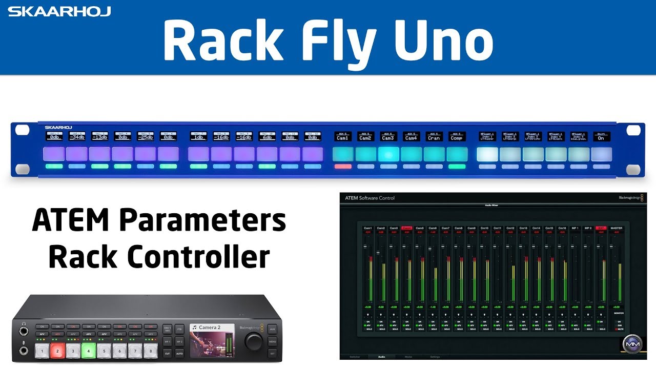 Rack Fly Uno - ATEM switcher control in rack form! - YouTube