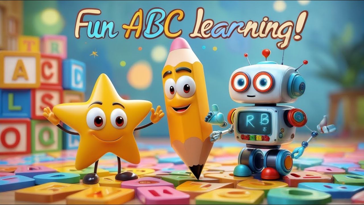 ABC Song for Kids | Learn Alphabet A to Z with Fun Animals 🐶🐱 | Kids ...