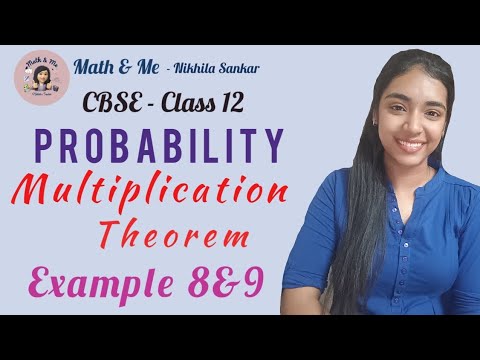 Class12 Example 8&9 PROBABILITY multiplication theorem #free #cbse # ...