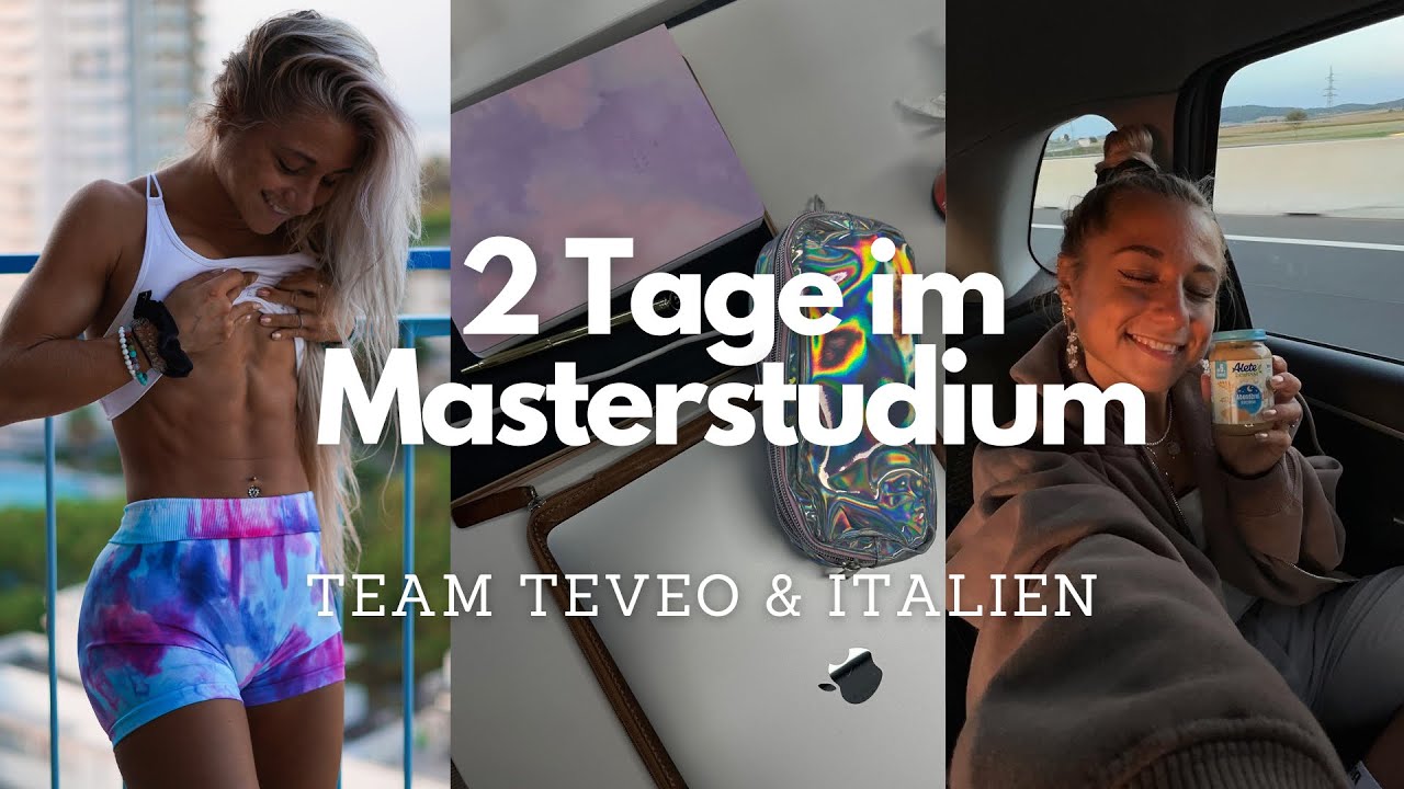 2 Tage im Masterstudium | Goodnotes Tipps | TEAM TEVEO 😍 Italien Fahrt ...