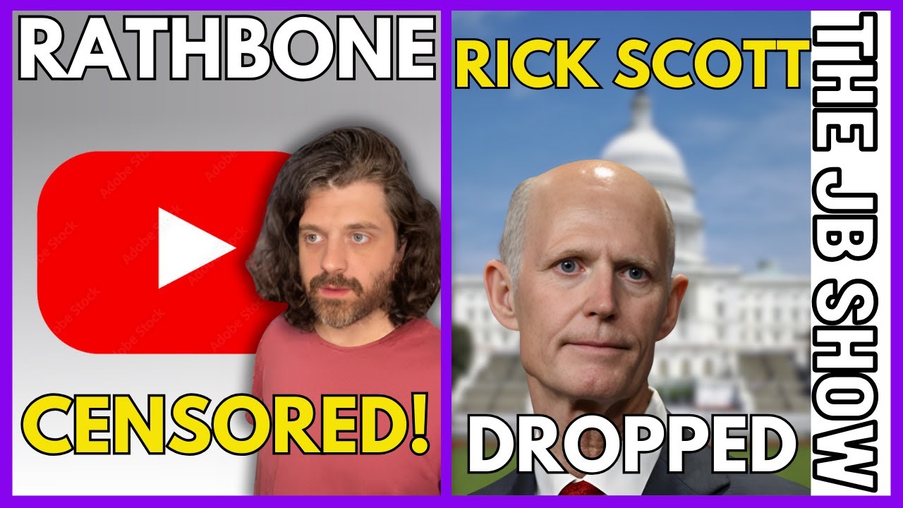 Why Platforms Attempt to SHUT UP Rathbone!, Rick Scott LOSES Senate Bid ...