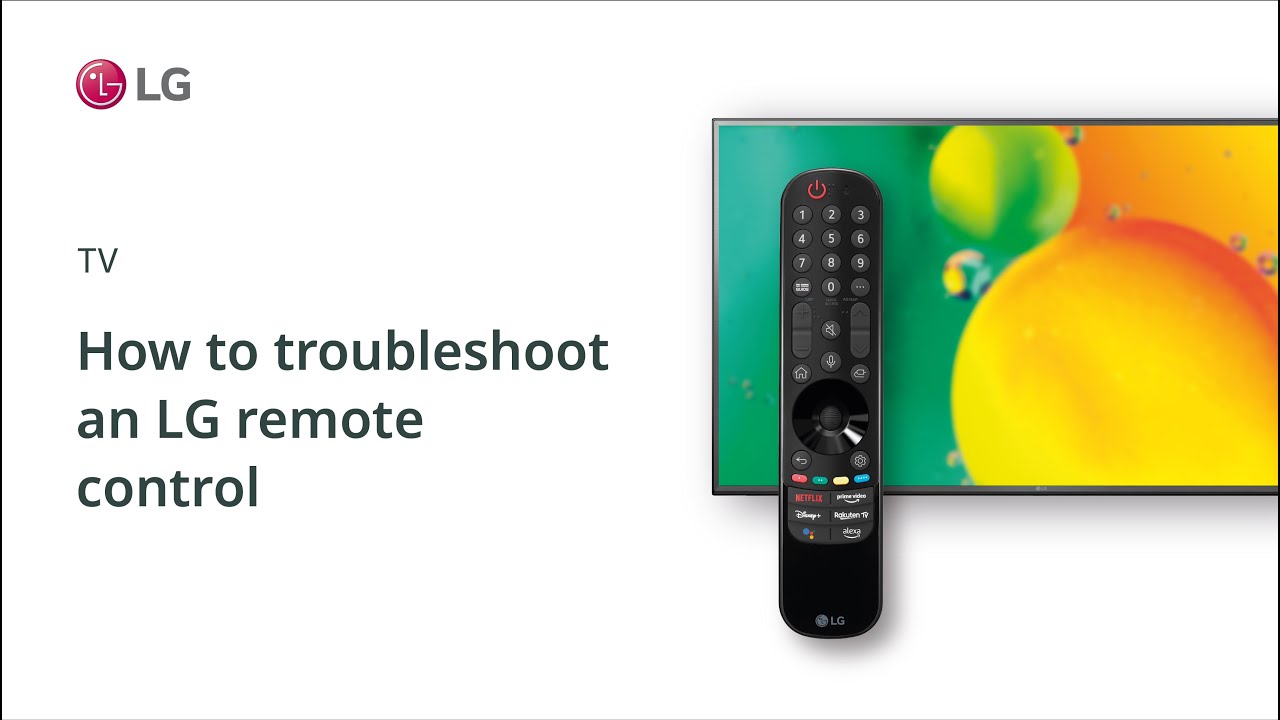 How to Troubleshoot an LG remote control - YouTube