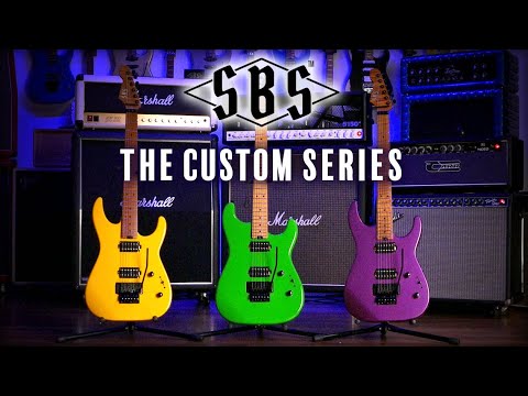 All New SBS Custom Series Guitars | Roasted Neck | Beautiful High Gloss ...