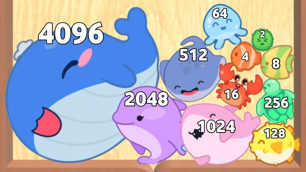 FISH MERGE 3D - ASMR Gameplay (Fishs Evolution Game, Balls 2048 - Merge ...