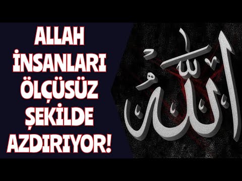 Allah Bilerek İnsanları Azdırıyor! Hem Ölçü Koydum Diyor, Hem de Ben de Ölçü Yoktur Diyor!