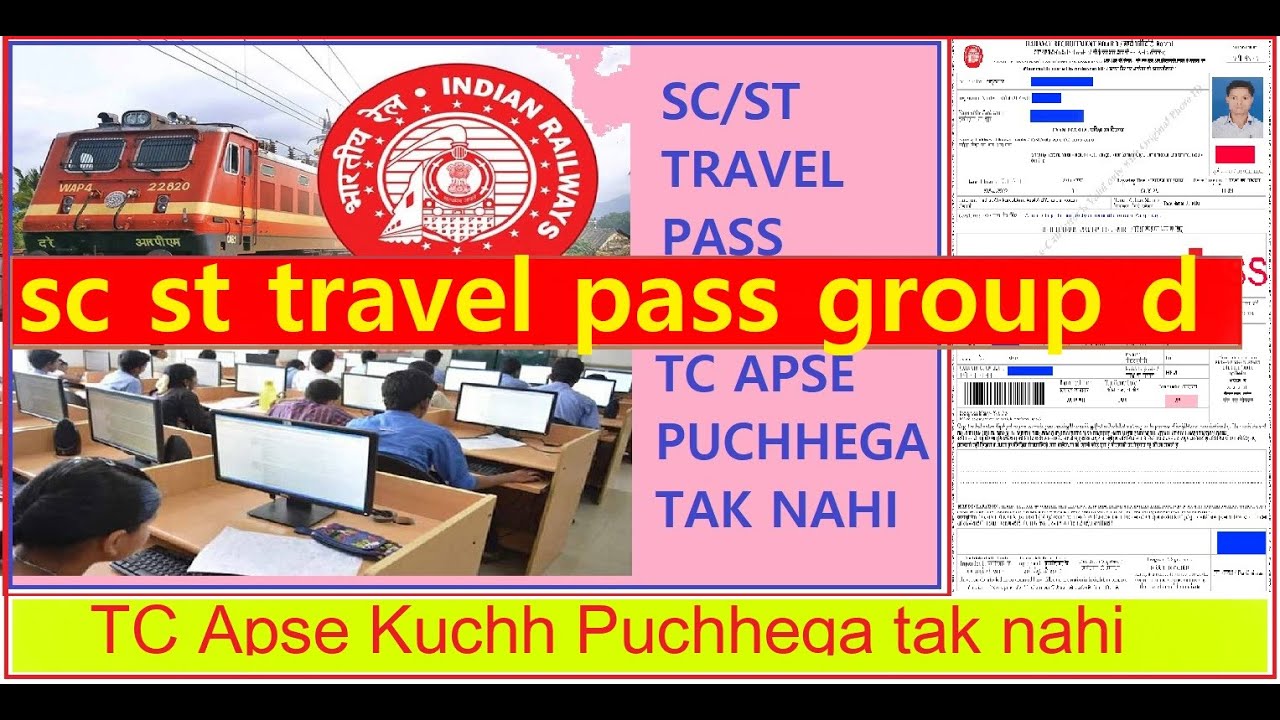 sc st travel pass group d - YouTube