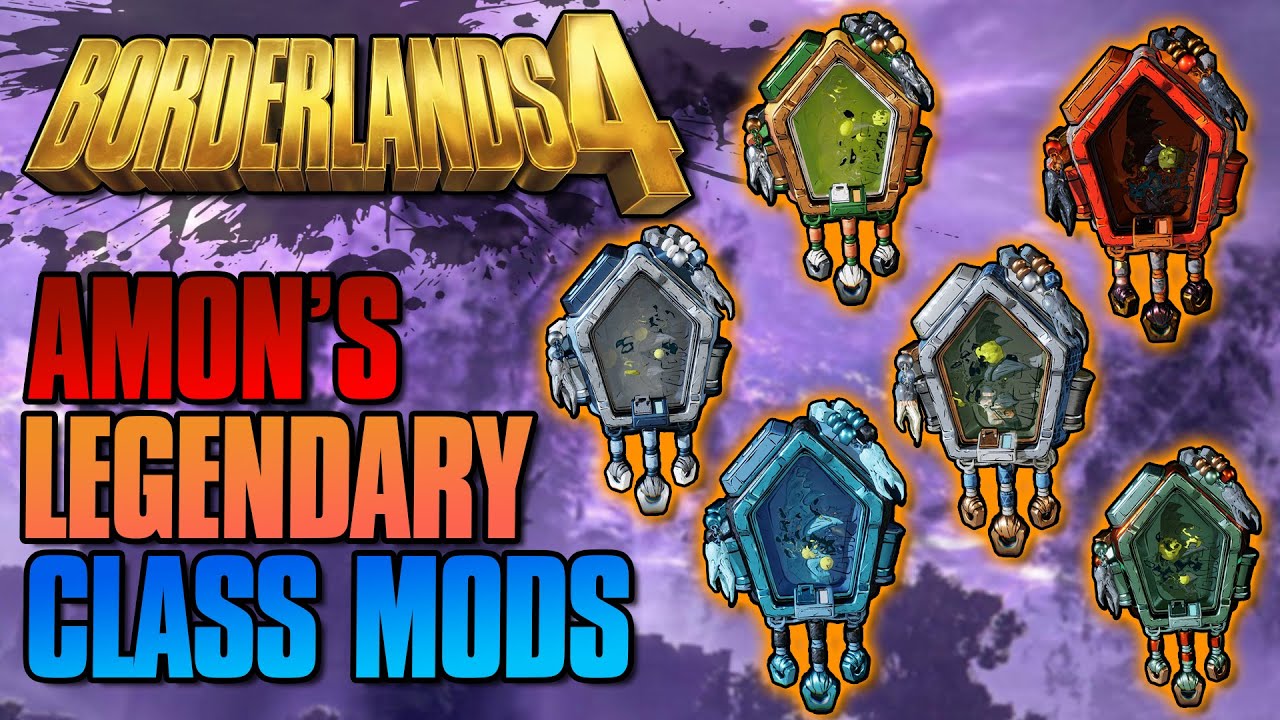 Where to find EVERY Legendary Class Mod for AMON in Borderlands 4 (and ...