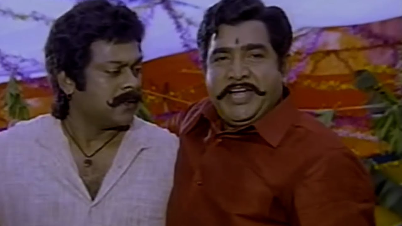 Best Friendship Scene Between Vijayakumar & Chiranjeevi||Sneham Kosam ...