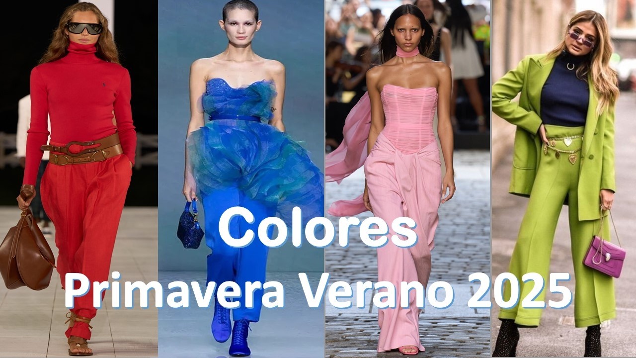 Mejores COLORES para Primavera Verano 2025 - YouTube