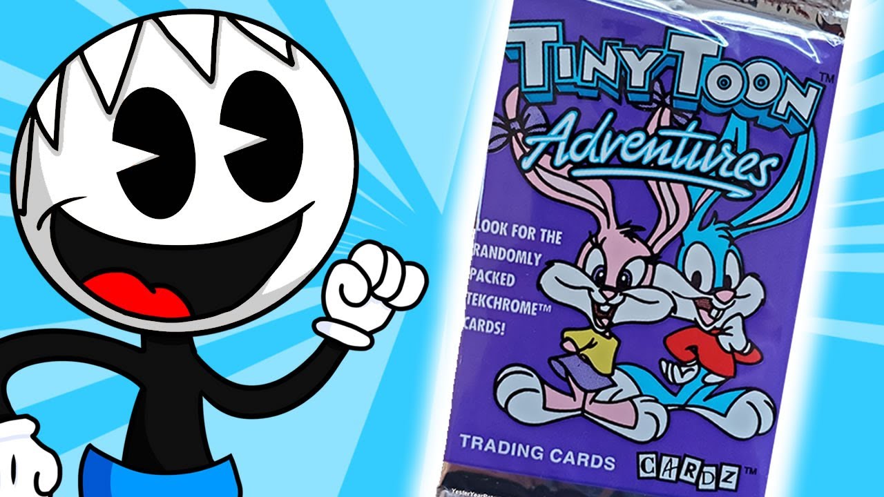 Opening Tiny Toon Adventures 1994 Trading Cards - YouTube