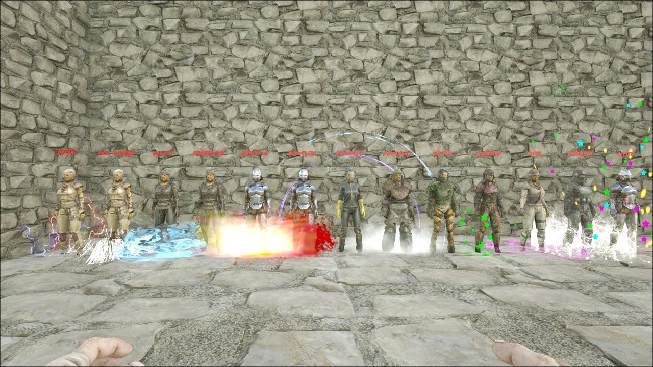 Ark Omega Beginner Set Armor Showcase - YouTube