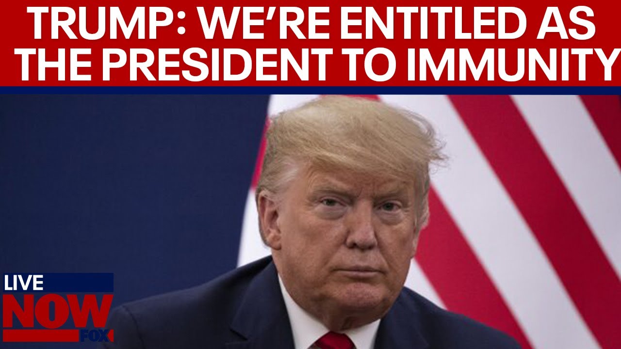 Trump immunity: 'As a president, you have to have immunity,' Trump ...