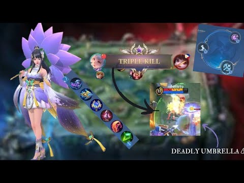 3 TRIPLE KILLS IN ONE MATCH?!? || Kagura Water Lily Gameplay😍🪻 / Top 1 ...