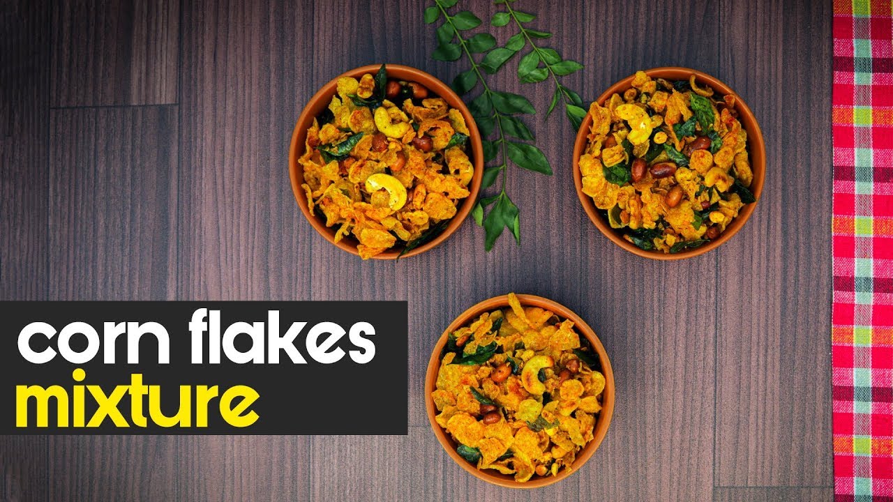 Cornflakes Mixture Recipe | South Indian Style Evening Snacks | Aadhan ...