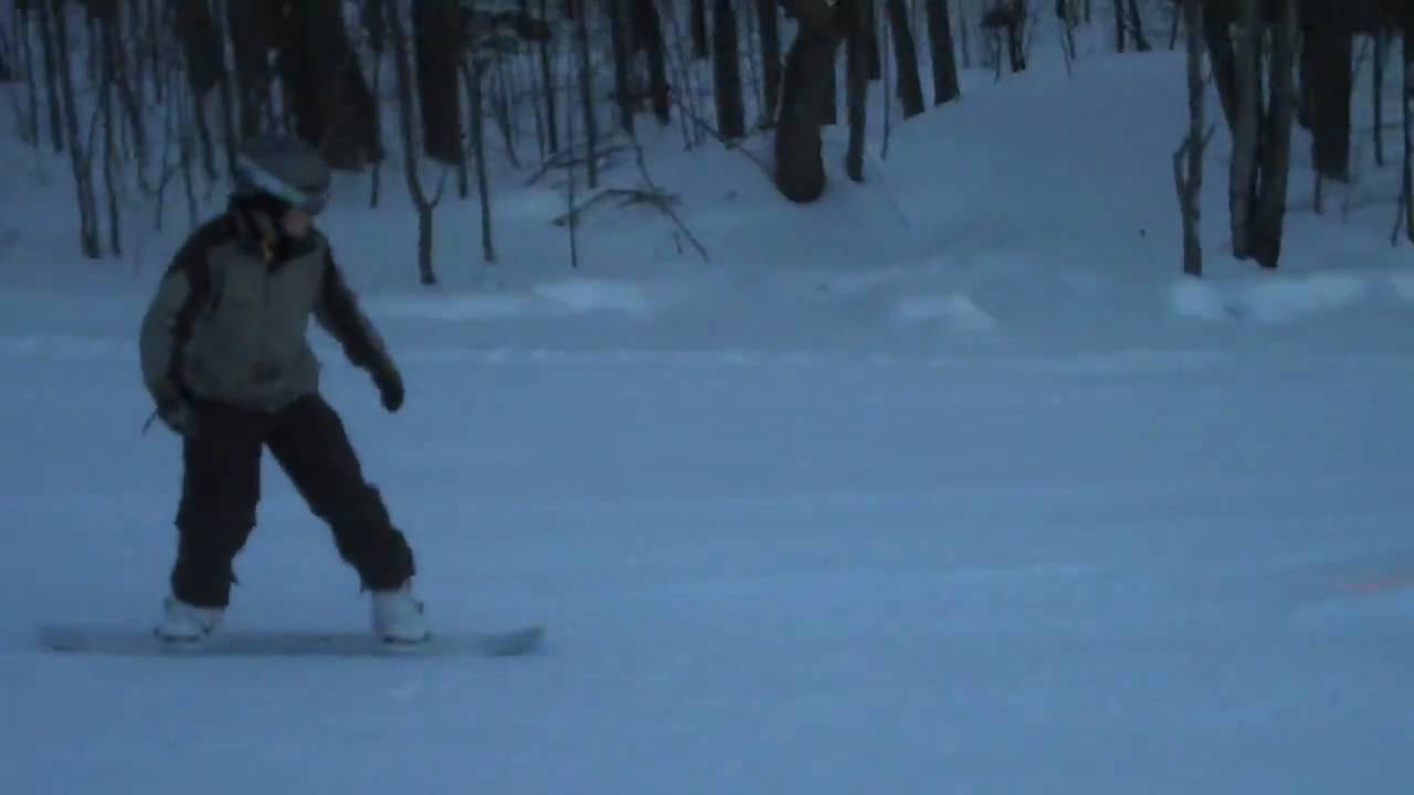 Snowboard grind [Flip Mini HD] - YouTube