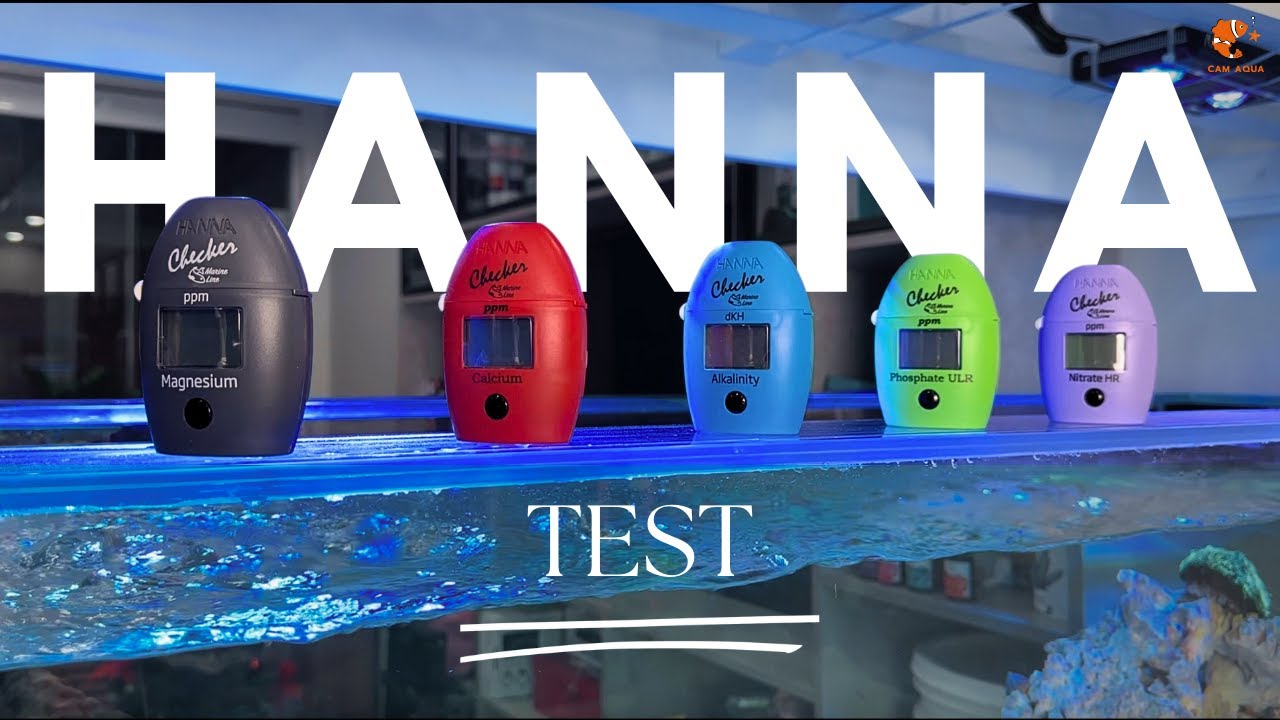 Hanna Test - Giới thiệu | Hanna Test in Saltwater Aquarium Tank - YouTube