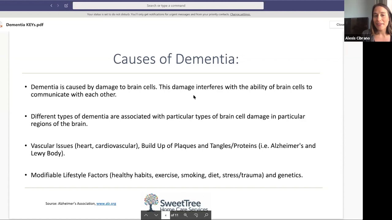Dementia KEYs 1 - YouTube