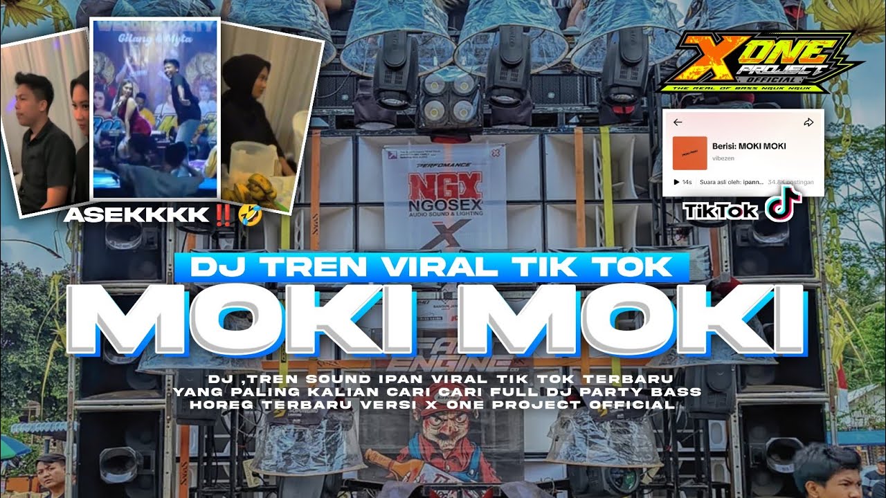 DJ VIRAL TIK TOK • MOKI MOKI‼️FULL BASS HOREG TERBARU‼️ - YouTube Music