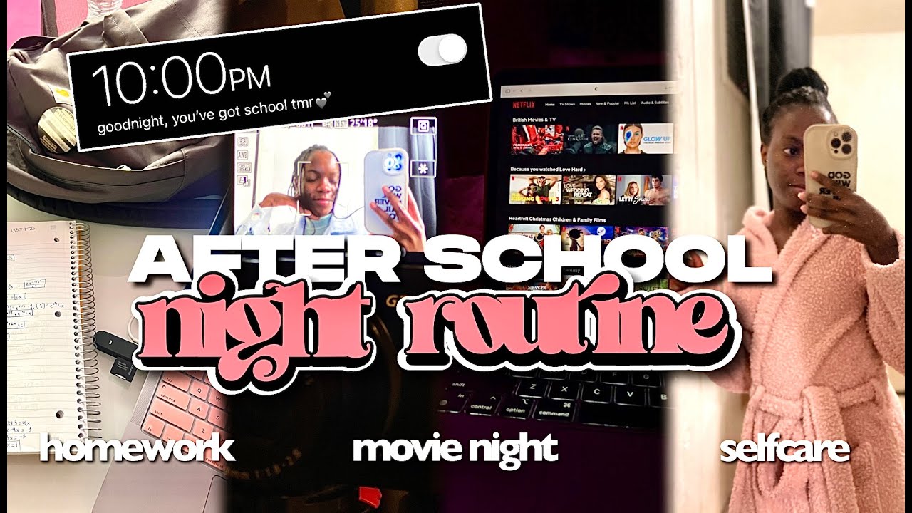 My After School Night Routine (for a productive tomorrow) - YouTube